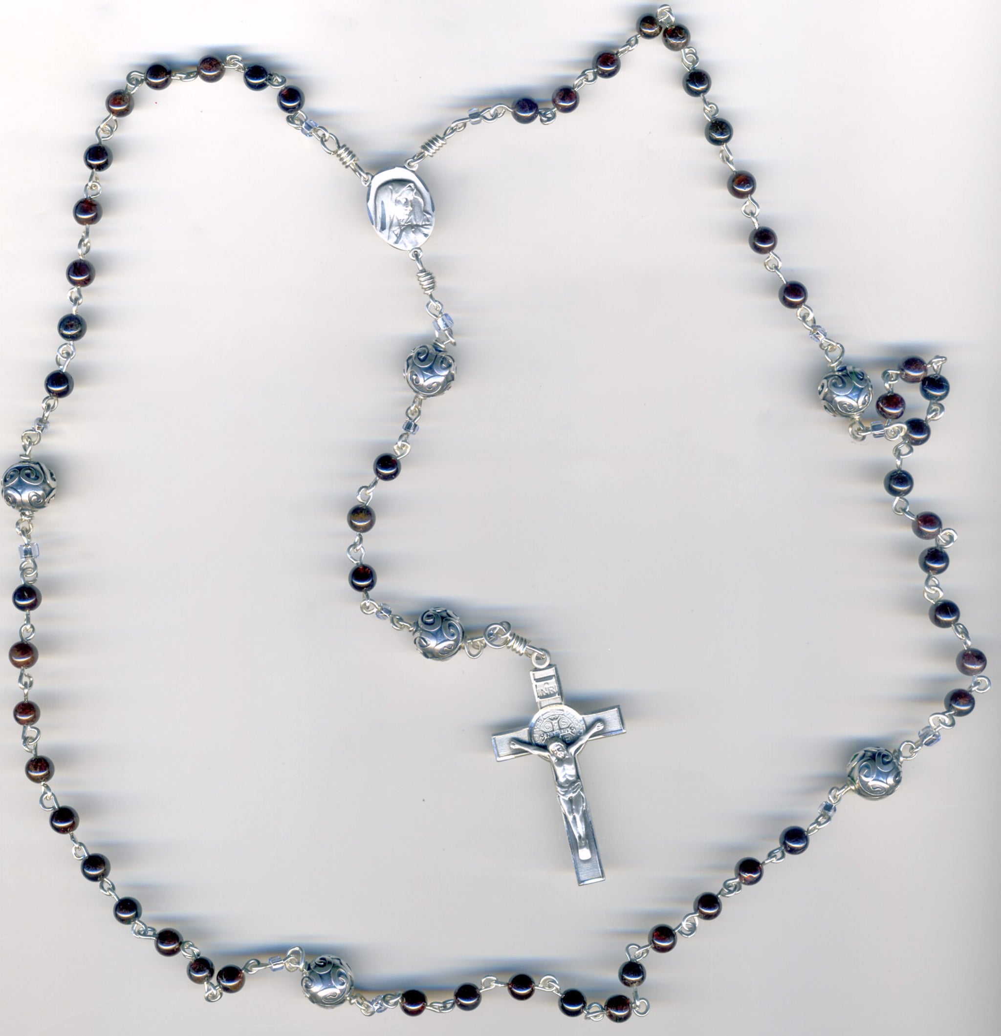 Garnet Rosary – Heirloom Rosaries